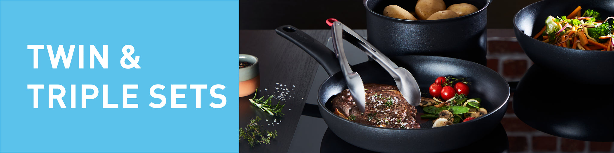 Tefal Twin and Triple Cookware Sets | Pots and Pans Bundles – Page 2