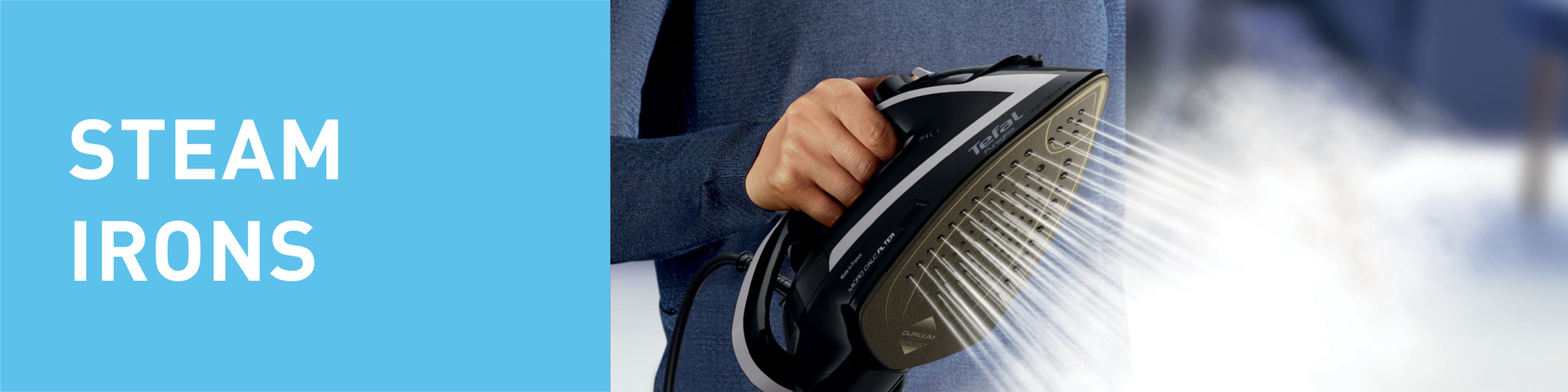 Tefal Steam Irons | Anti-Calc, Smooth Gliding, Quick Results