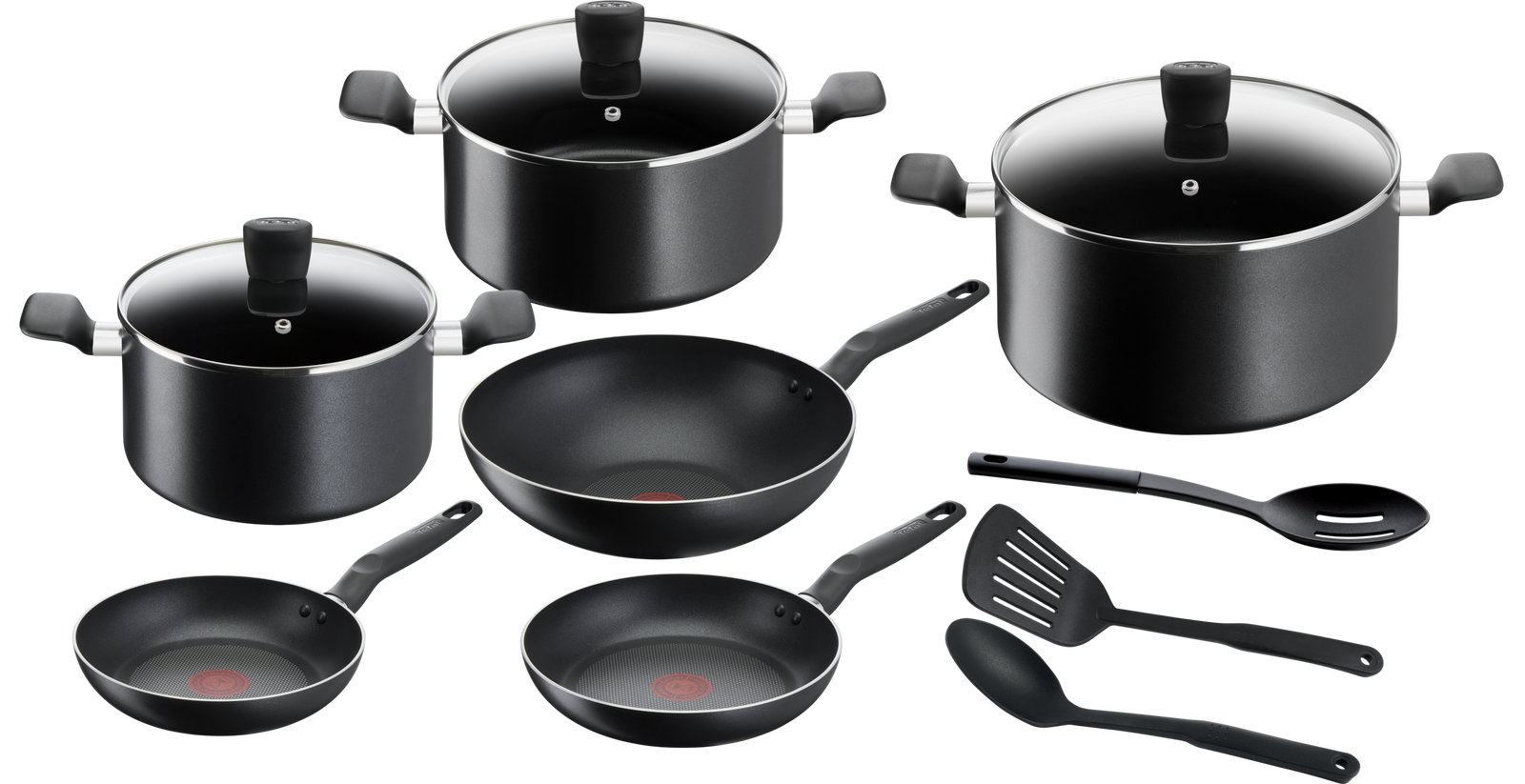 Tefal Super Cook Non Stick 6pc Cookware Set