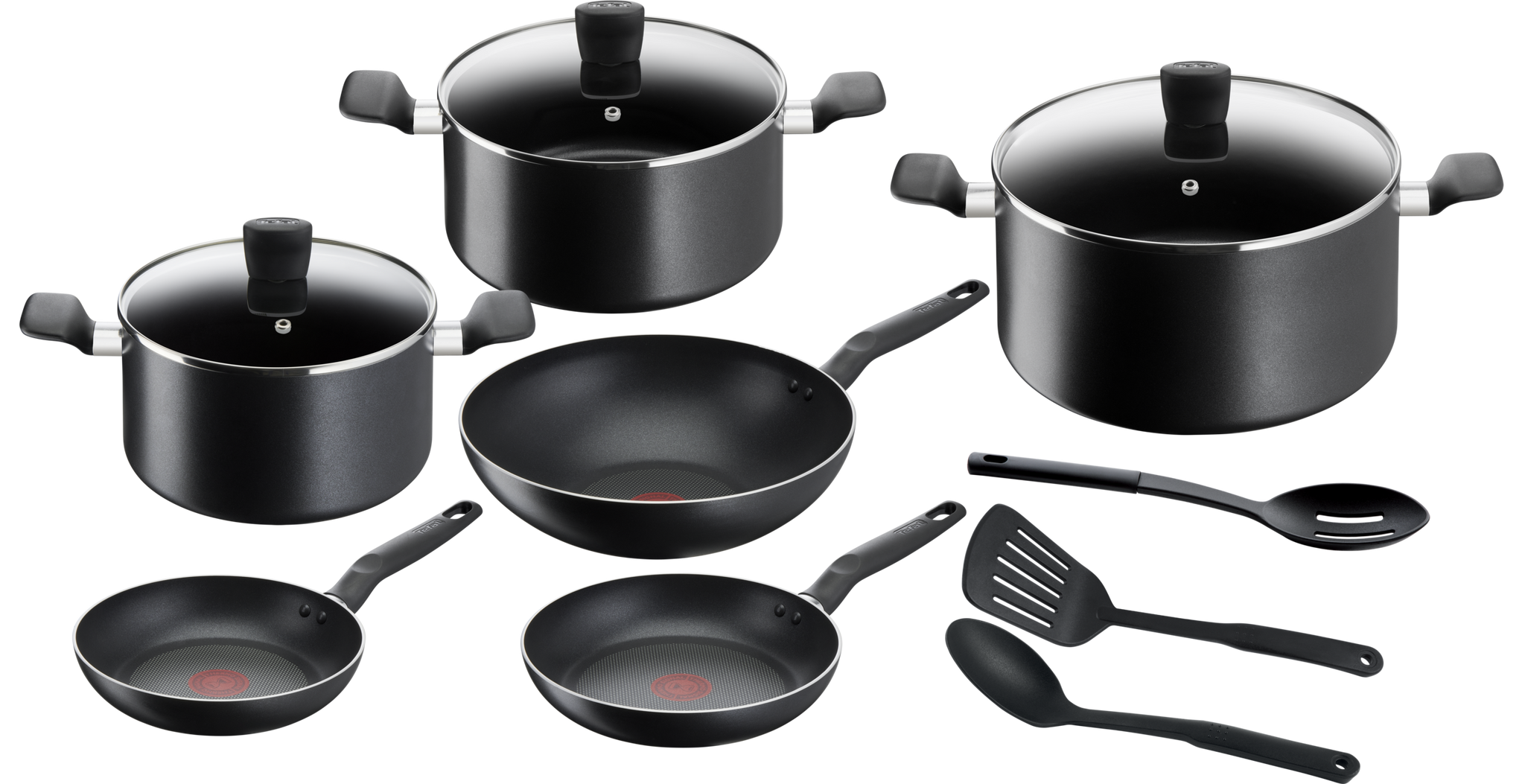 Tefal Super Cook Non-Stick 6pc Cookware Set