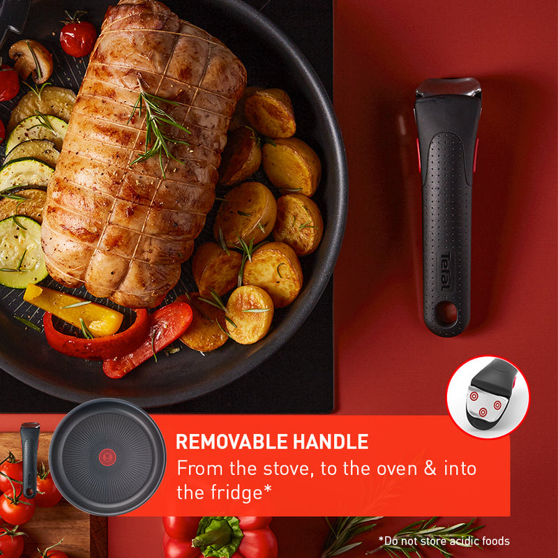 Tefal Ingenio Emotion Induction Non-stick Stainless Steel 4pc Frypan S