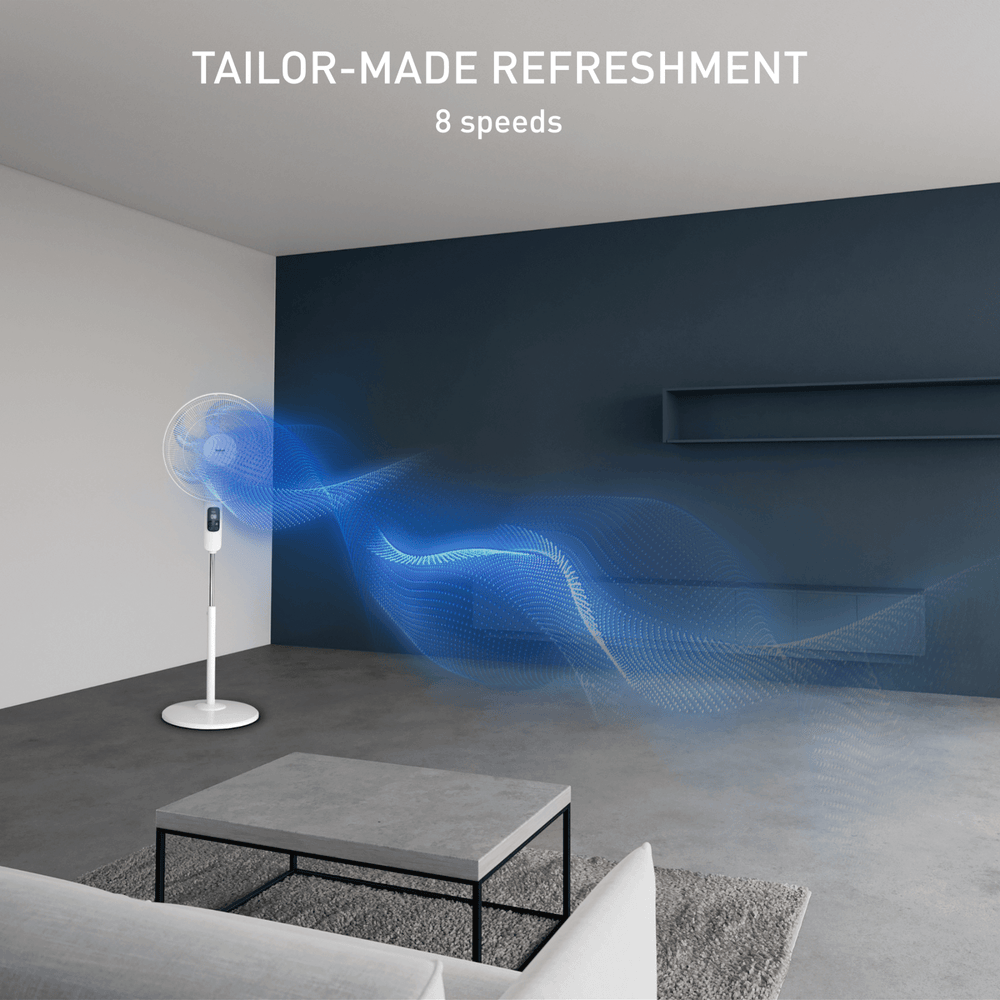 Tefal Turbo Silence Eco Stand Fan VF5450