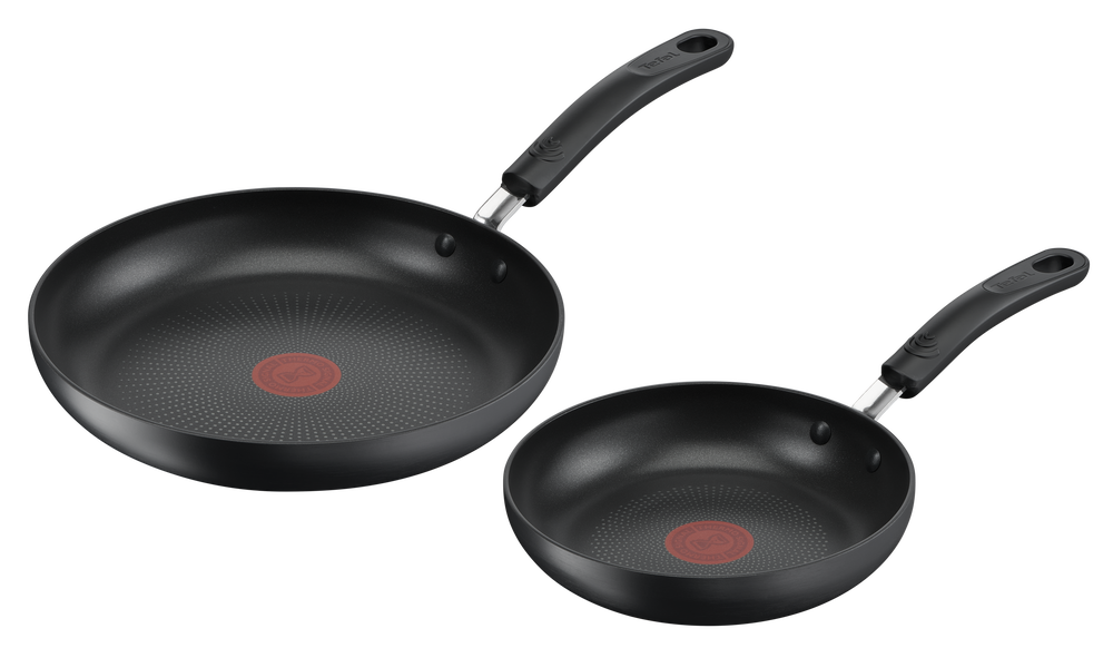 Tefal Specialty Hard Anodised Non-Stick Twin Pack Frypans 20/26cm