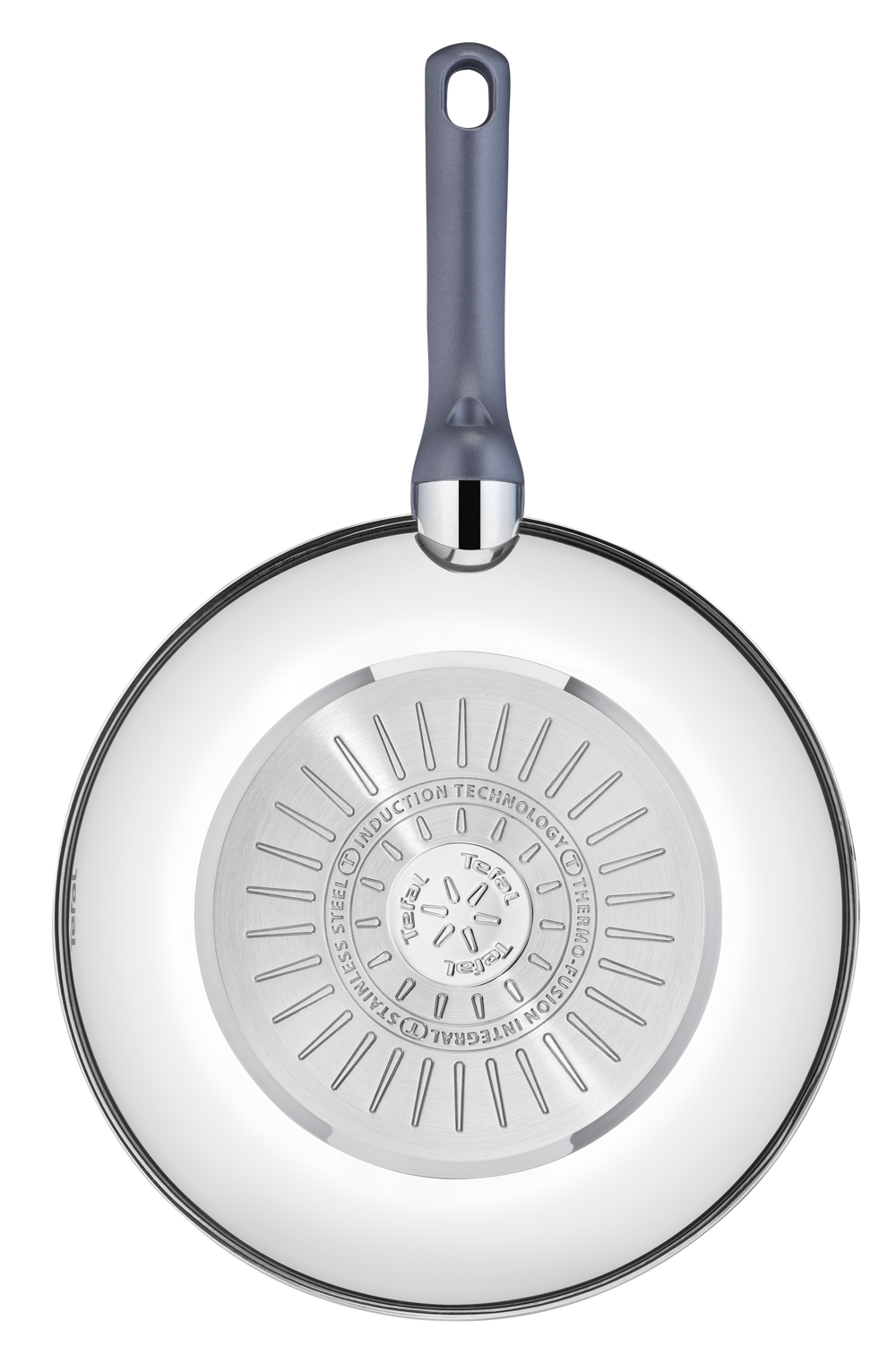 Tefal Daily Cook Stainless Steel Induction Non-Stick Wok 28cm + Lid